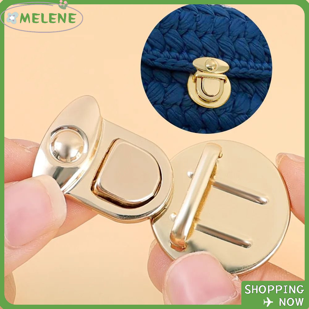 MELENE 3 ชิ้น คลัปส์และฟัสเตอร์สำหรับกระเป๋าสตางค์ ทำจากโลหะที่ทนทาน ...