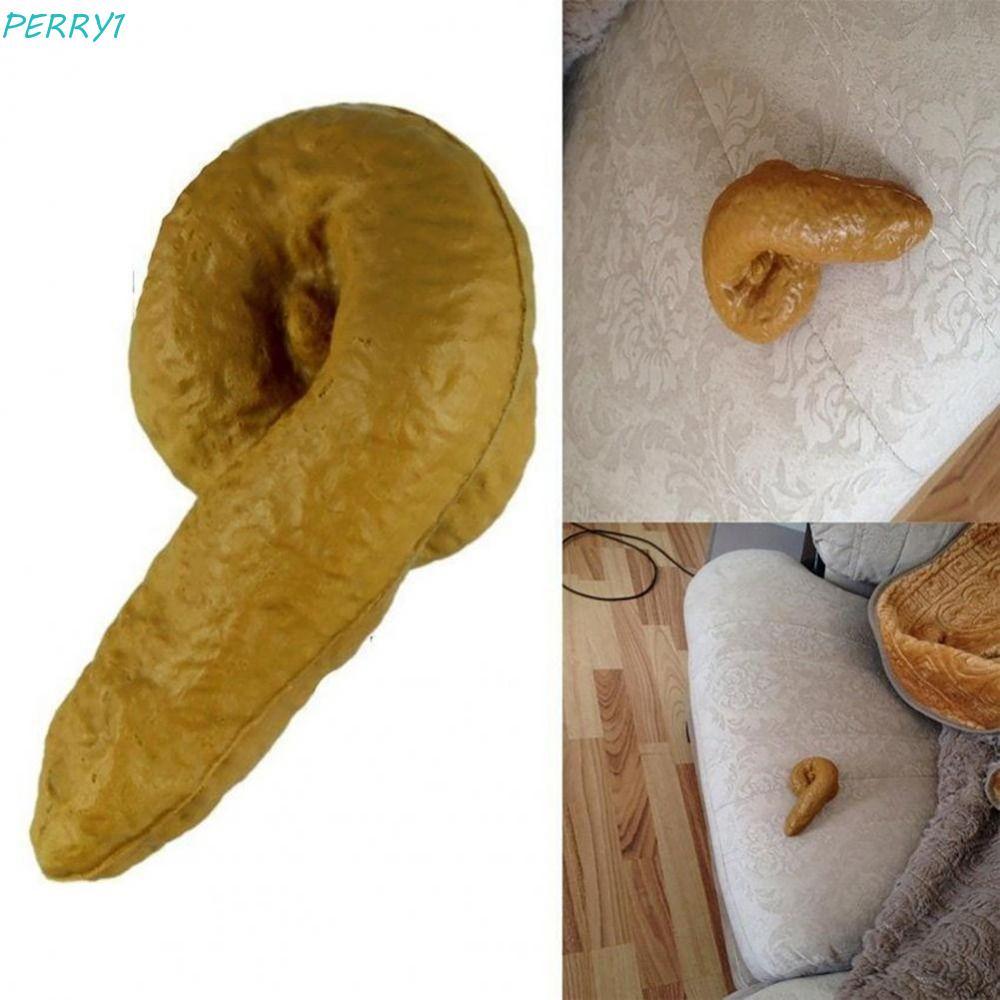 PERRY Prank Fake Poop, สมจริงอึคลาสสิกที่สมจริงปลอม Turd, ปลอมอึของเล่น ...