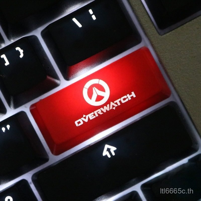 ยอดนิยม Overwatch Mechanical Keyboard โปร่งแสงที่ไม่ซ้ํากัน Keycap ...