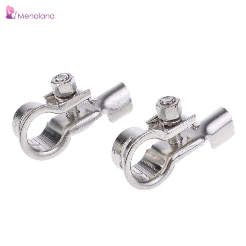 [Menolana] 2 X Copper Battery Clamp Pole Clamp Set แคลมป์เสาแบตเตอรี่ ...