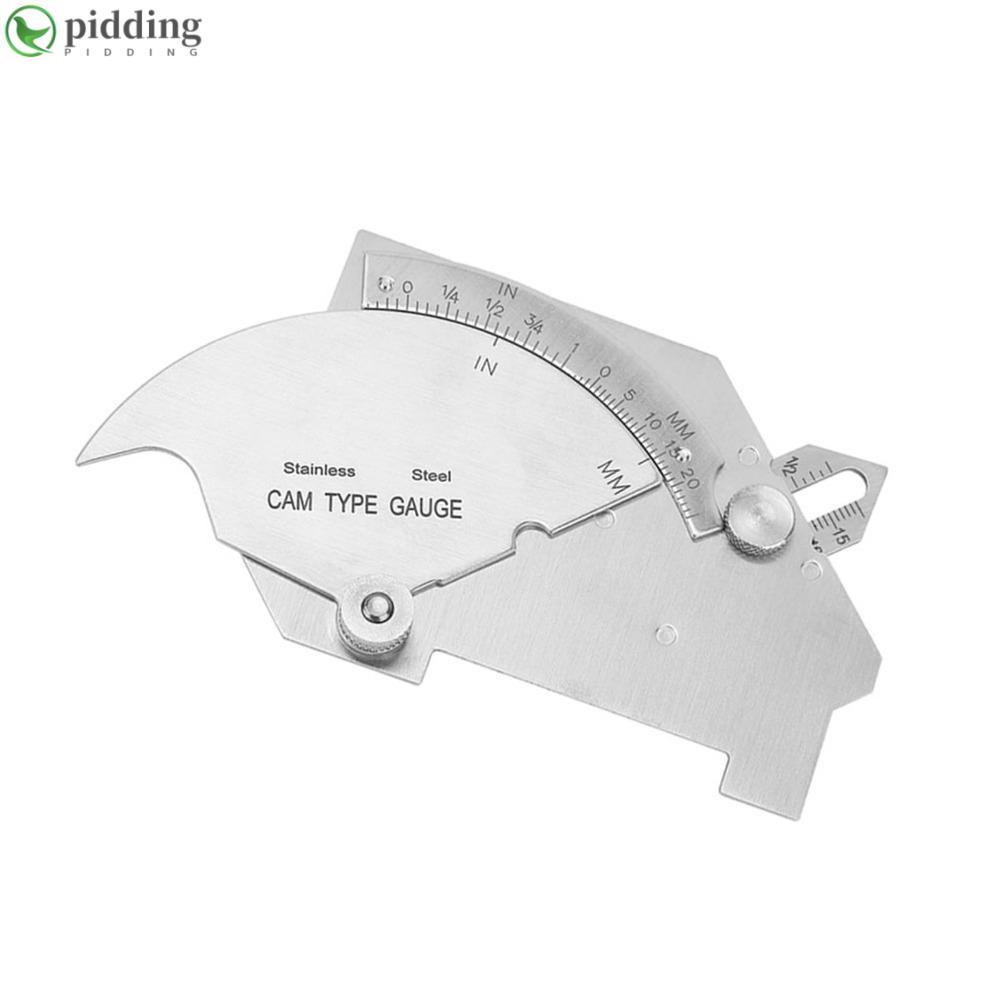 PIDDING Bridge Cam Gauge, สแตนเลสเมตริกและนิ้วตรวจสอบการเชื่อม, การวัด ...