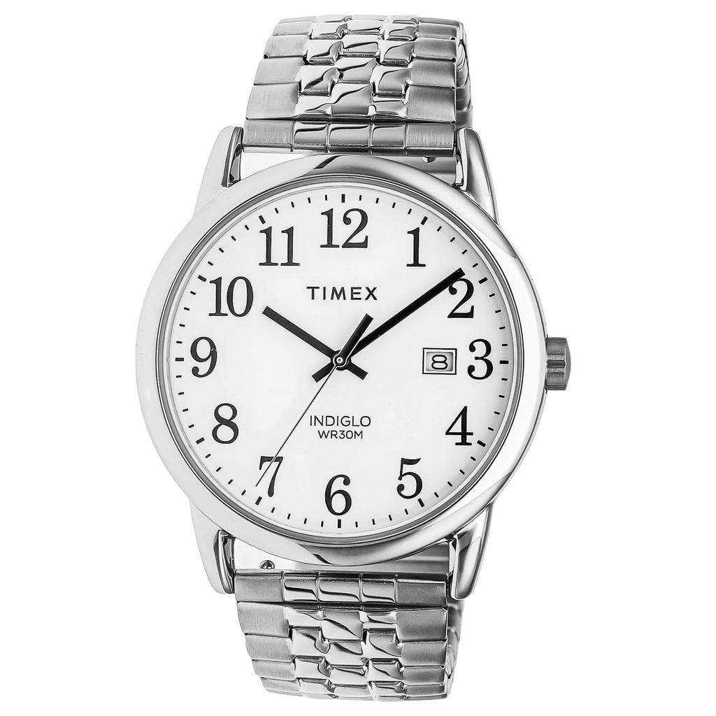 TIMEX Easy Reader Quartz Watch - Water Resistant with Mineral Glass ...