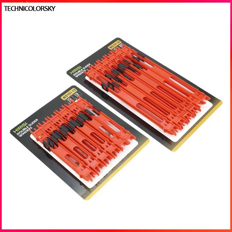 Technicolorsky 10pcs ตกปลาพลาสติก Line Winding Board 13/20 ซม.Rig ...