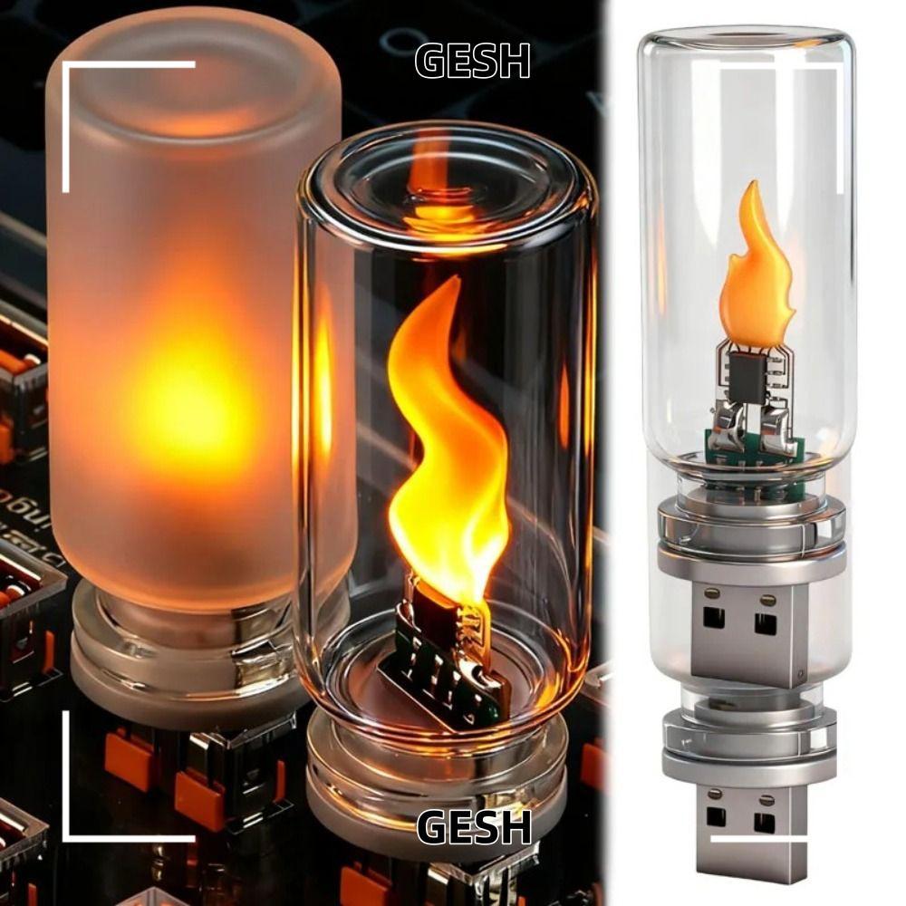 GESH ไฟ LED USB พกพา สำหรับสร้างบรรยากาศแสงยามค่ำคืน | Shopee Thailand