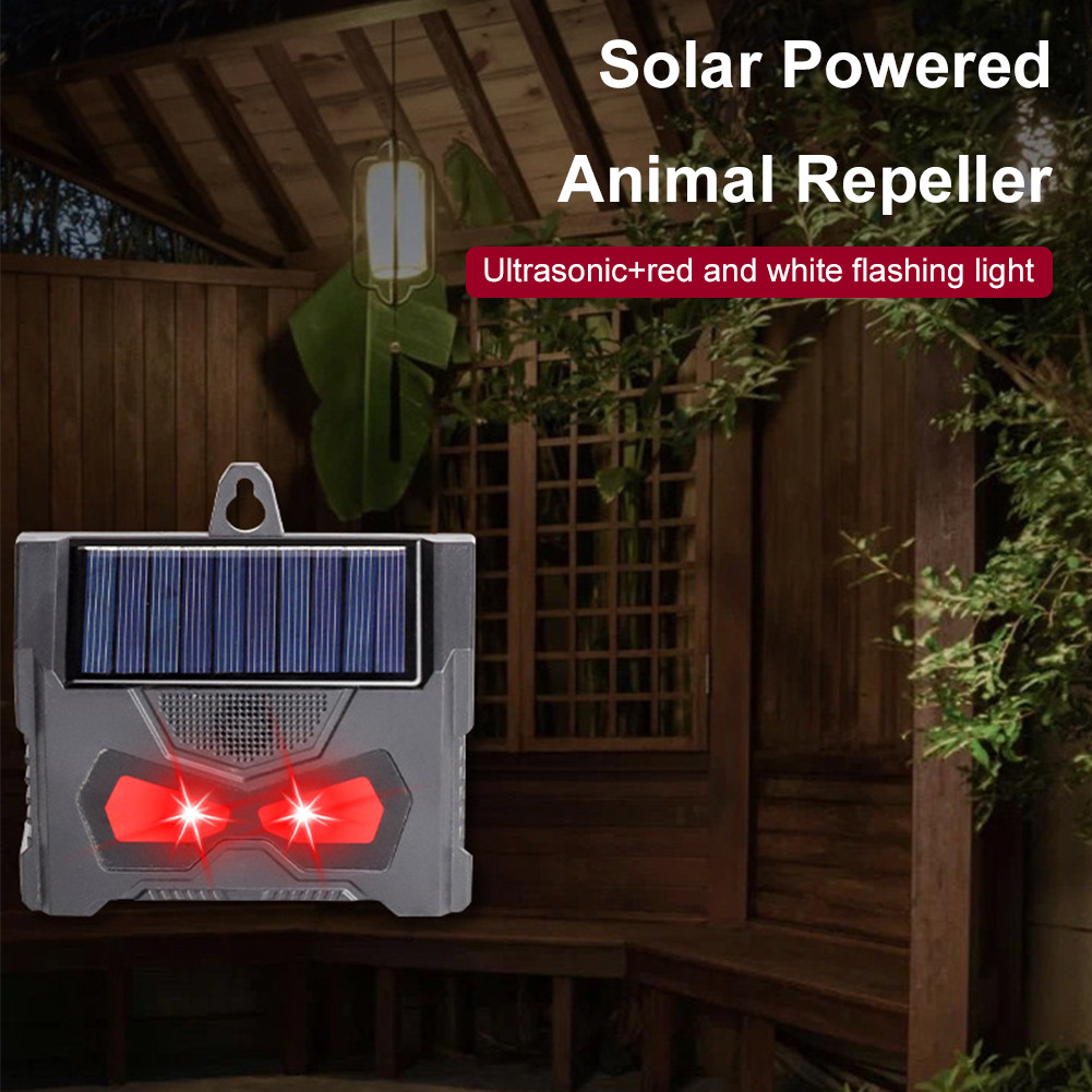 ใหม่! พลังงานแสงอาทิตย์อัลตราโซนิกสัตว์ Repeller กวาง Deterrent อุปกรณ์ ...