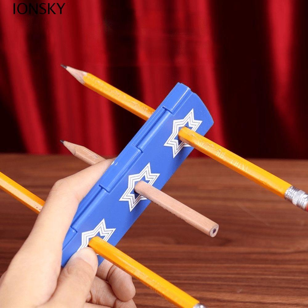 IONSKY Magic Tricks ง่ายต่อการทํา Magician Stage แสดงดินสอสอดใส่เหรียญ ...