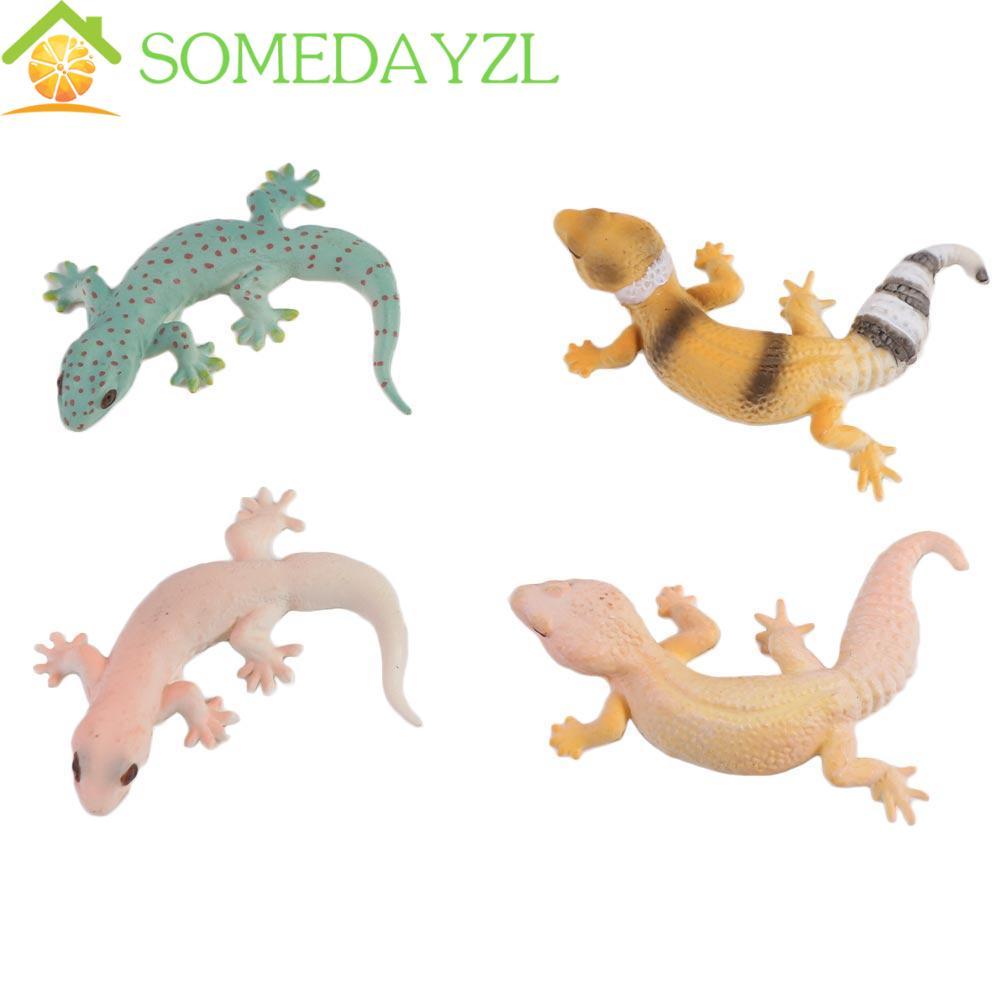 SOMEDAYZL จําลอง Lizard ตัวเลข, Gecko Prank Props เกมครอบครัวรูปสัตว์ ...