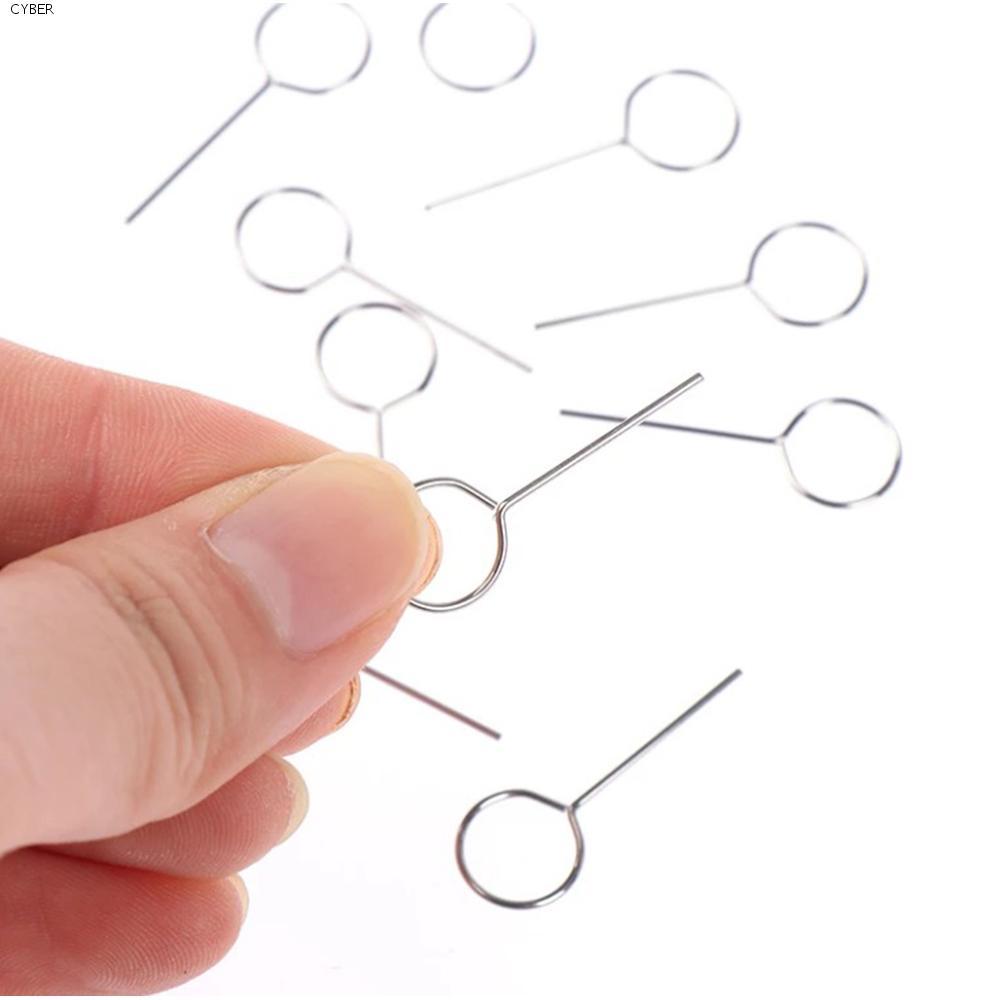 CYBER ถาดซิมการ์ด Ejector Metal Pin Ejecting Phone Key Tool การ์ดกําจัด ...