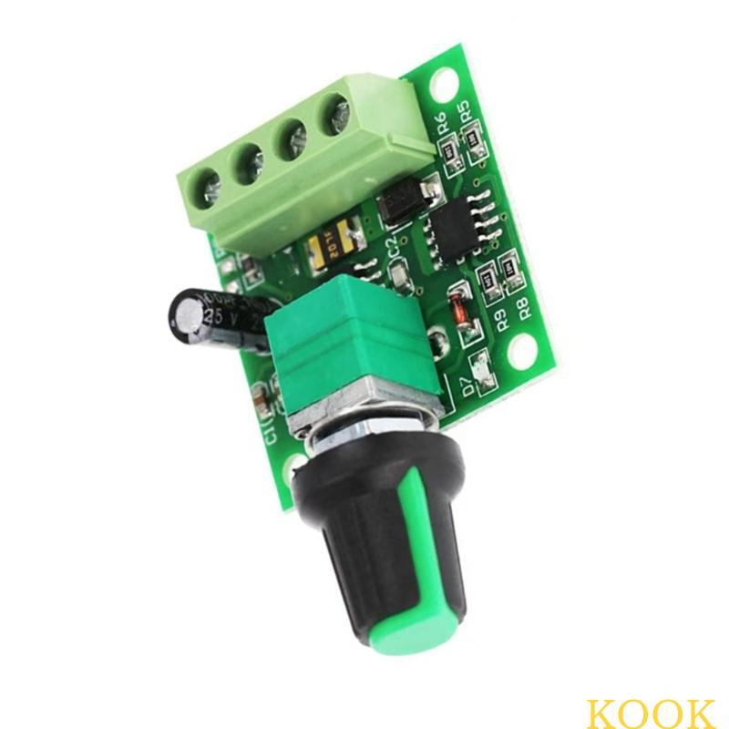 KOOK 1 5-12V 2A PWM มอเตอร์ควบคุมความเร็ว 1 8V 3V 5V 6V 12V รองรับ ...