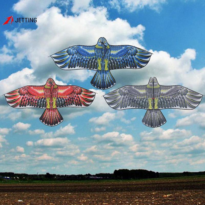 FSTH เด็ก 1.2 M แบน Eagle Kite 100 M Kite Line เด็ก Flying Bird Kites ...