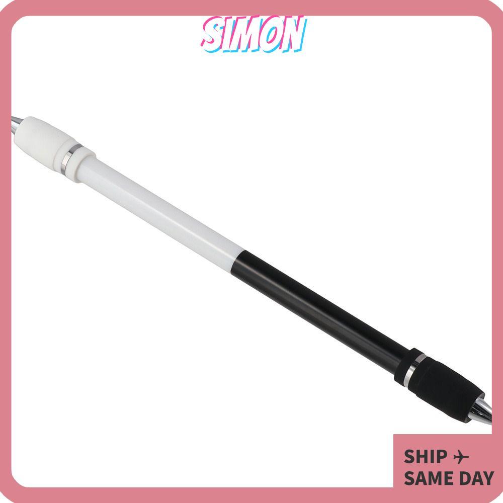 ปากกา SIMON Spinning, PC Black Spin Pen, สํานักงานเคลือบกันลื่นแบบยาวสี ...