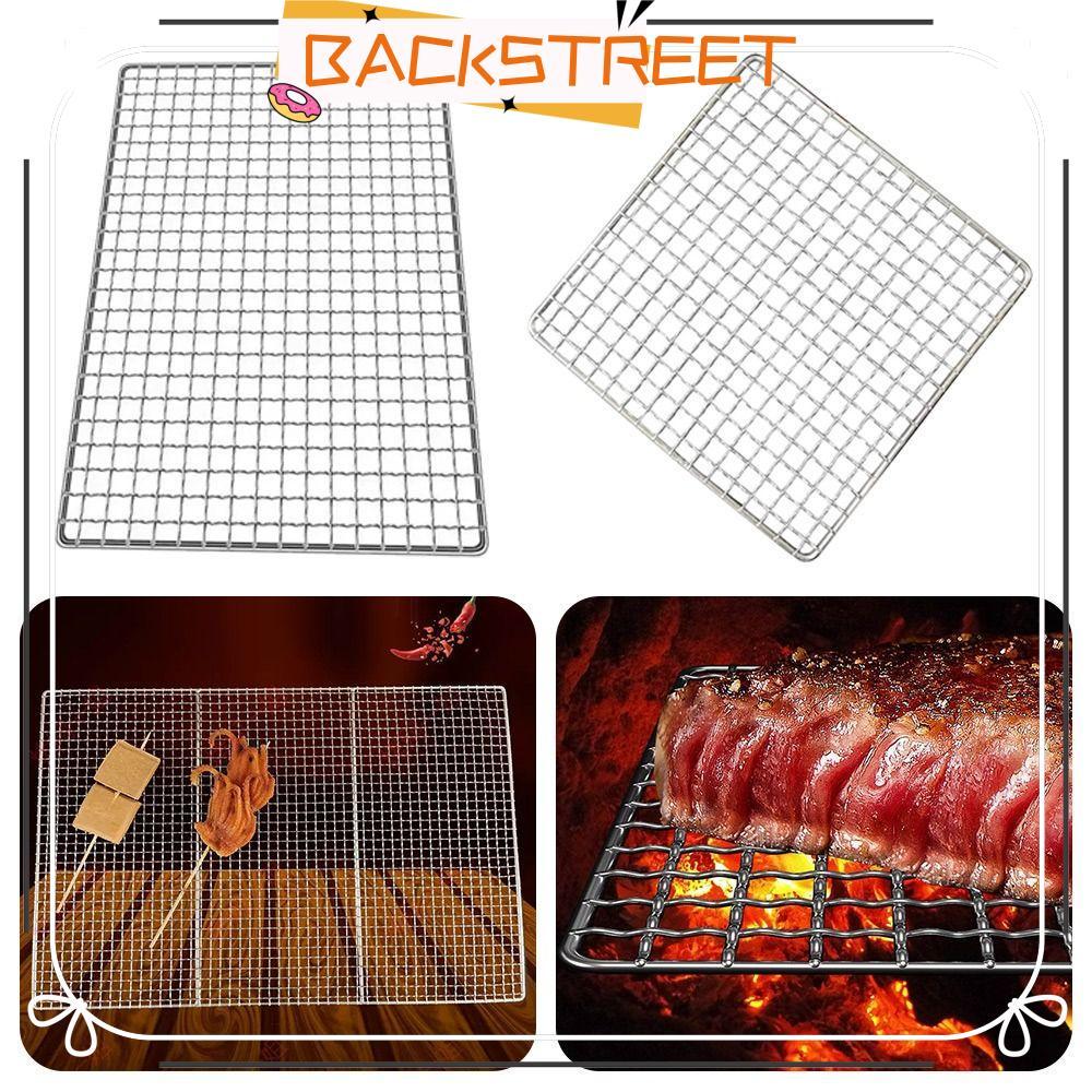 BACKSTAGE Grill , ชั้นวางย่างแบบไม่ติดแบบใช้ซ้ําได้, ลวดเหล็กสี่เหลี่ยม ...