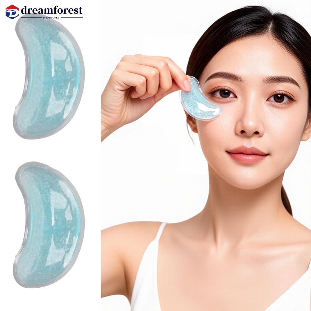 DFS 2 ชิ้นร้อนเย็นประคบเจล Eye Pads Reusable Gel Eye Bag Patch Cooling ...
