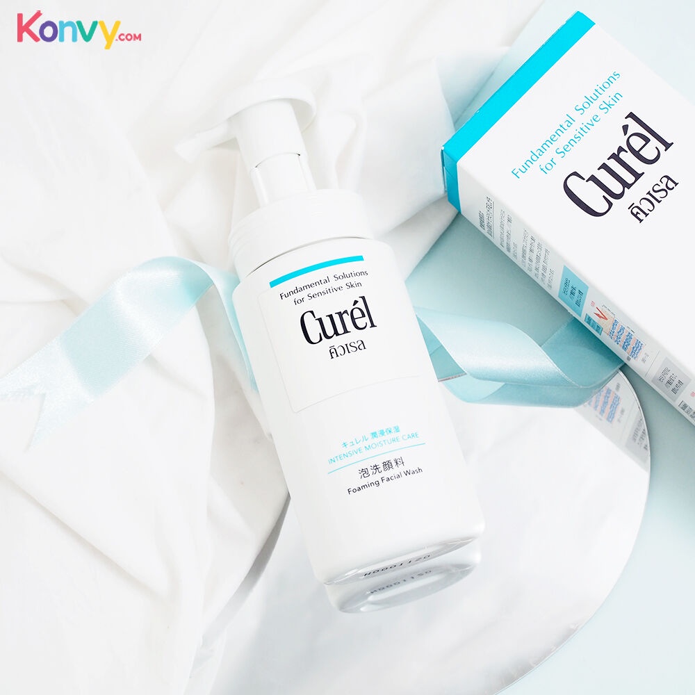 Curel Foaming Wash คิวเรล โฟมล้างหน้า 150ml (Intensive Moisture/Sebum ...