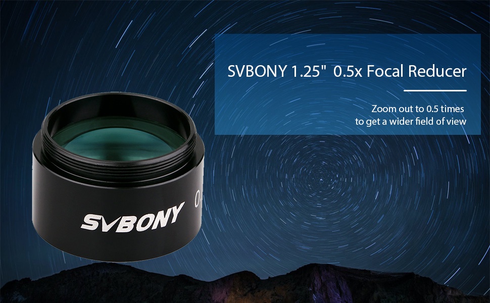 Svbony กล้องโทรทรรศน์ ลดโฟกัส 0.5X 1.25 นิ้ว เคลือบหลายชั้น สําหรับ ...
