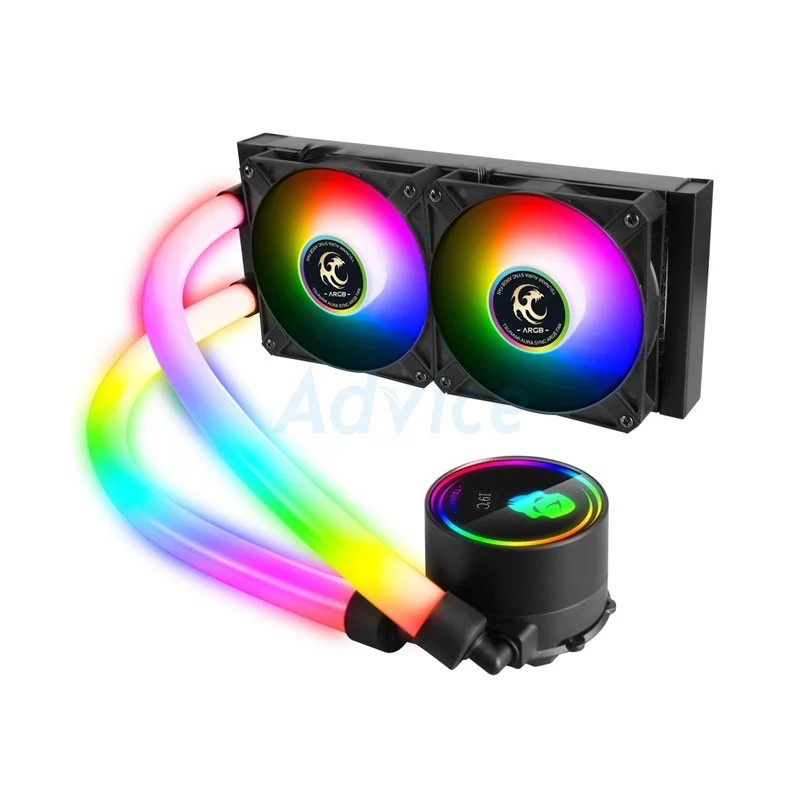 TSUNAMI LIQUID COOLING DEEPSPACE SL-240 PRO ARGB (BLACK) - A0145898 ...