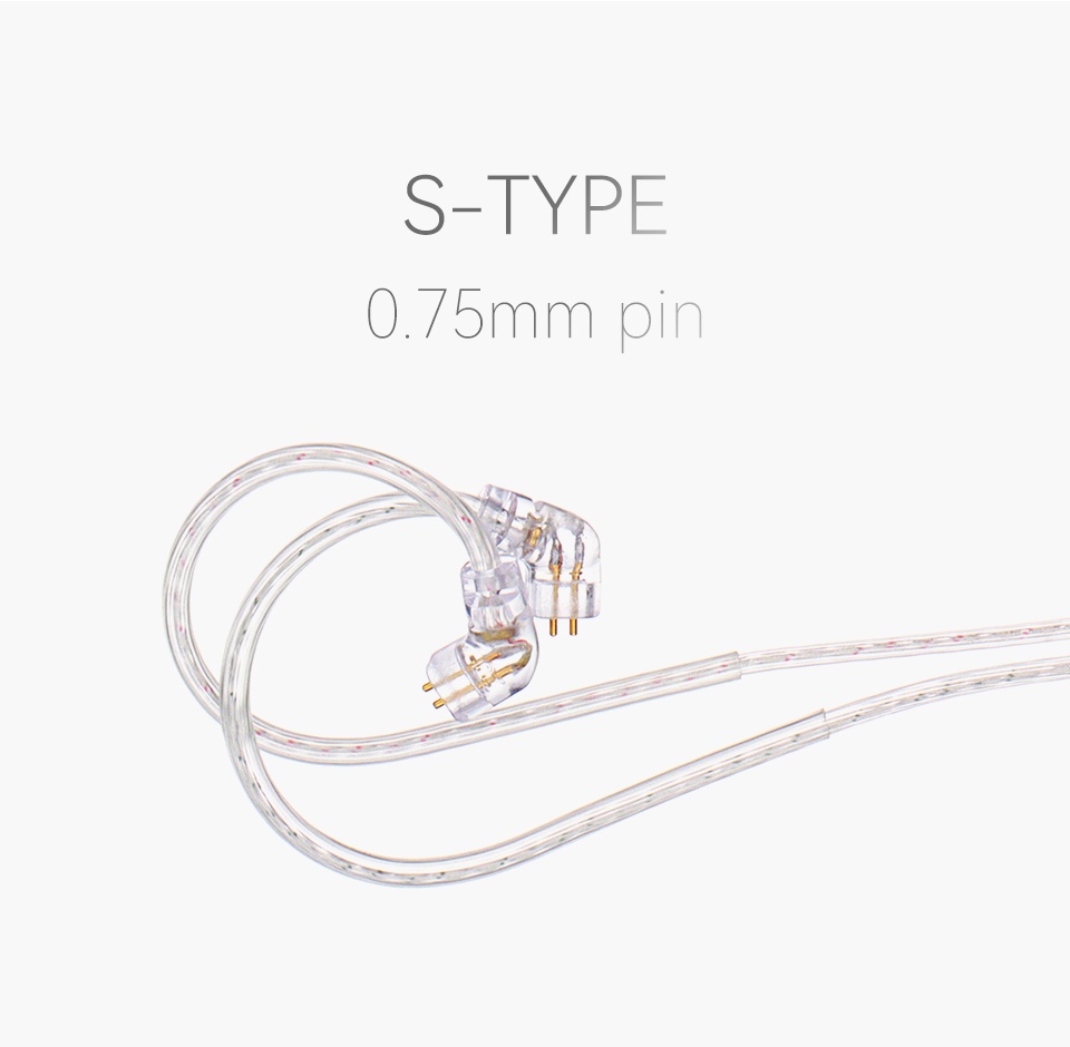 Qkz A2 ความบริสุทธิ์สูงเงิน QDC KZ C Pin หูฟังอัพเกรดสายสําหรับ Castor ...