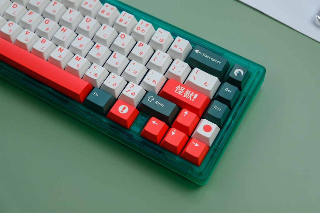 GMK Monster Keycap, 129 คีย์ PBT Keycaps Cherry Profile DYE-SUB ส่วน ...