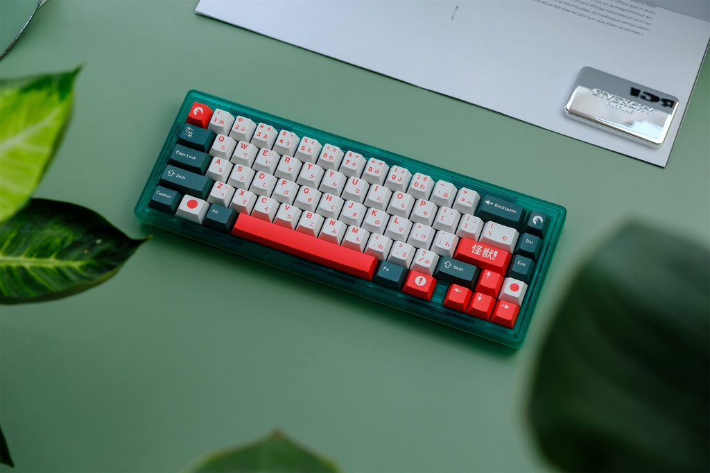 GMK Monster Keycap, 129 คีย์ PBT Keycaps Cherry Profile DYE-SUB ส่วน ...