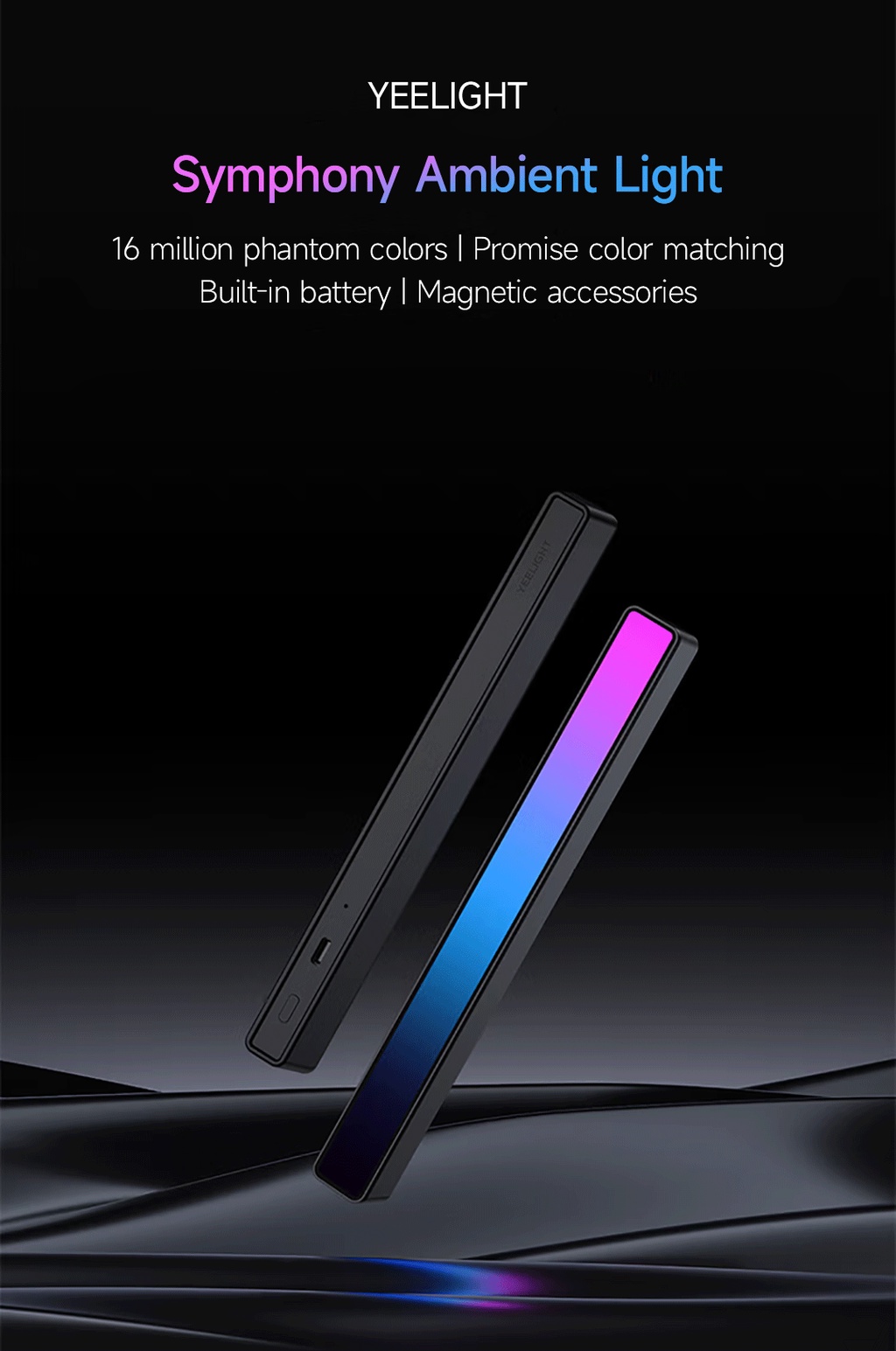 Yeelight แถบไฟ RGB 16 ล้านสี ควบคุมด้วยเสียงเพลง สําหรับบาร์ รถยนต์ ทีวี เล่นเกม | Shopee Thailand