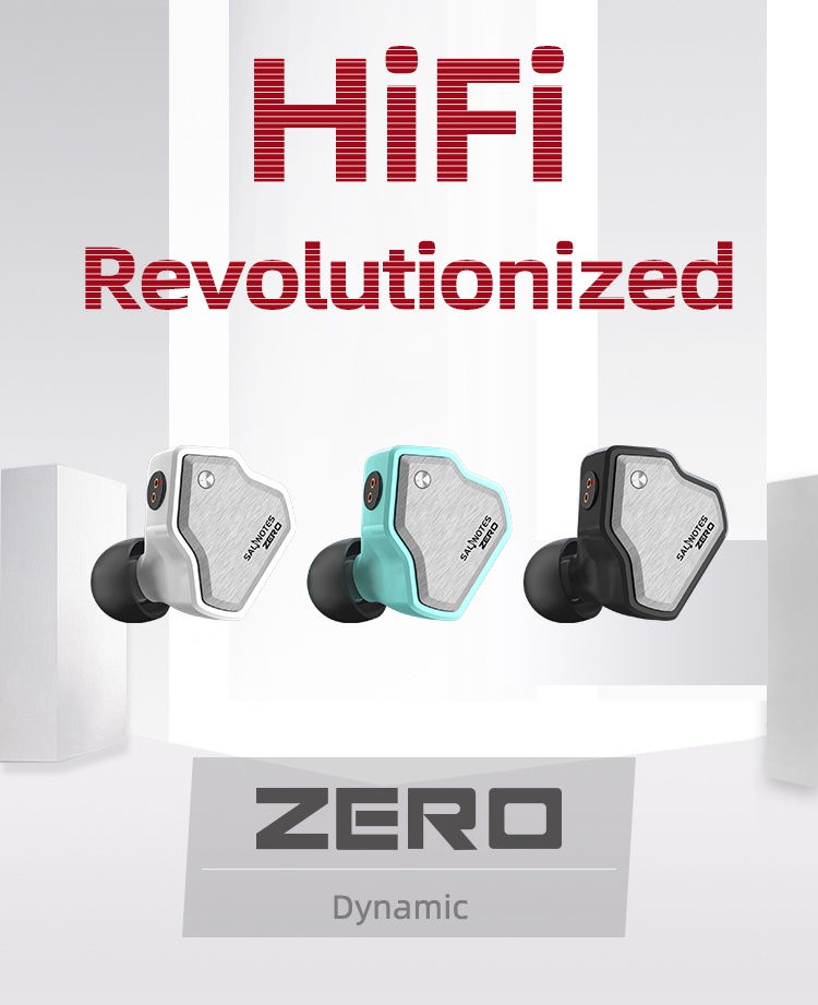 หูฟังอินเอียร์ไดนามิก 7Hz Salnotes Zero 10 มม. HIFI 0.78 มม. ถอดออกได้ ...