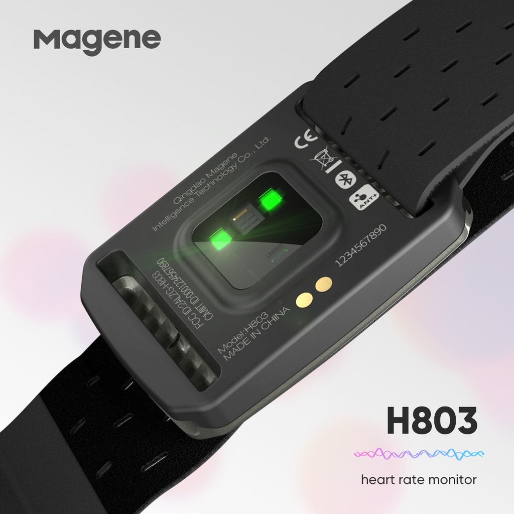 Magene H803 H64 สายรัดแขน เซนเซอร์บลูทูธ โหมดคู่ สําหรับออกกําลังกาย | Shopee Thailand
