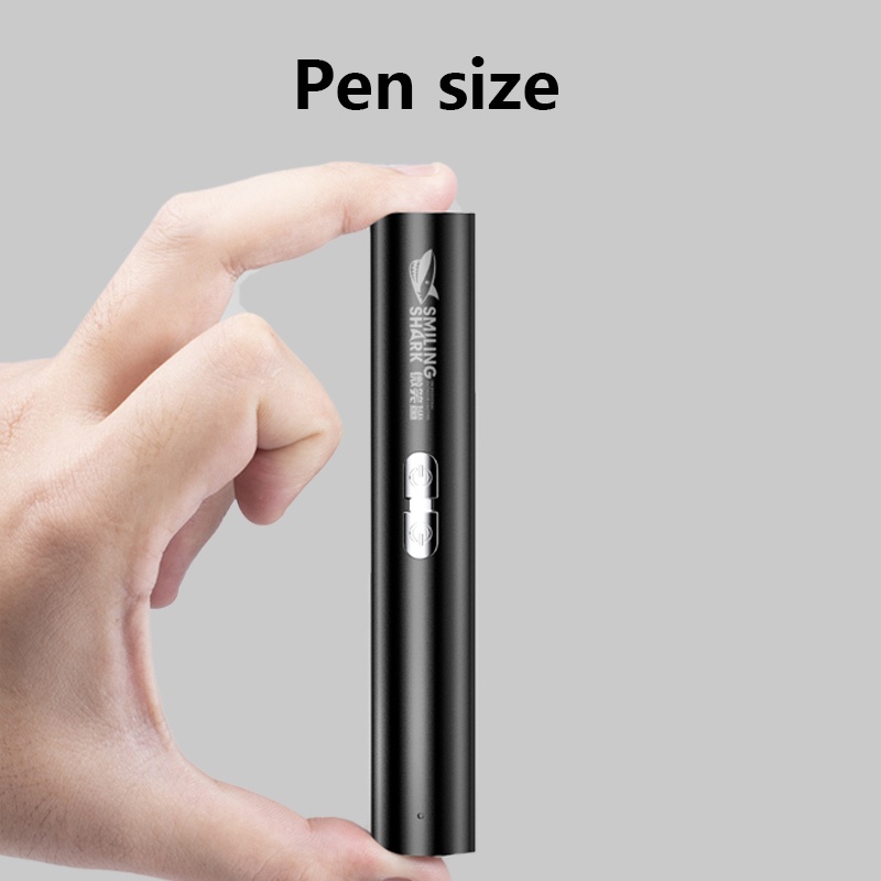 Smilingshark Laser Pointer แสงปากกาเลเซอร์ สีเขียว สีแดง แบบพกพา ชาร์จ USB ของเล่นแมว นําเสนองาน ...