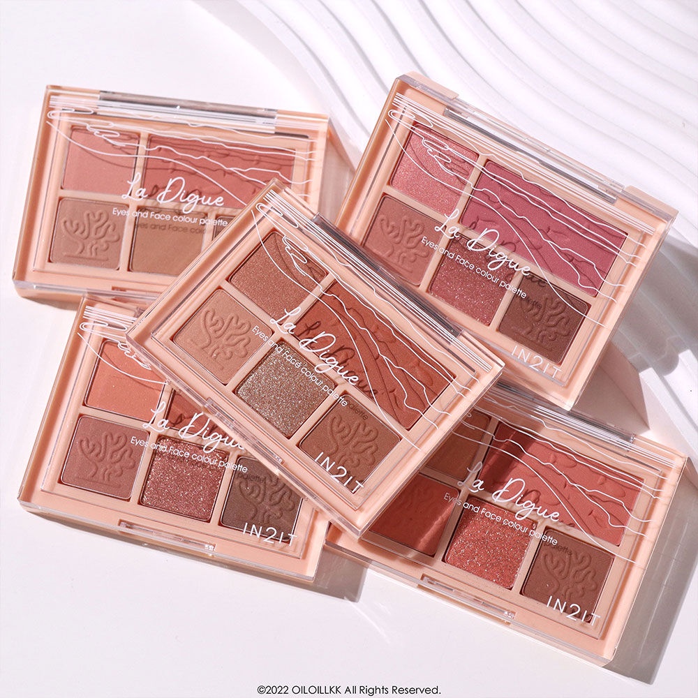 In2It Eyes & Face Colour Palette 3g อินทูอิท พาเลทอายแชโดว์และบลัชออน 5 ...