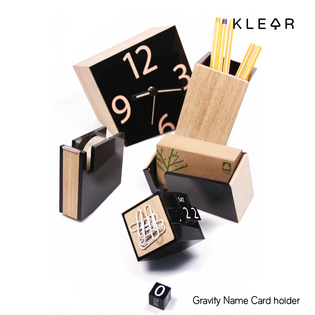 KlearObject Gravity table clock นาฬิกาตั้งโต๊ะ ตกแต่งโต๊ะทำงาน โต๊ะทำงาน อะคริลิค คลาสสิค ...