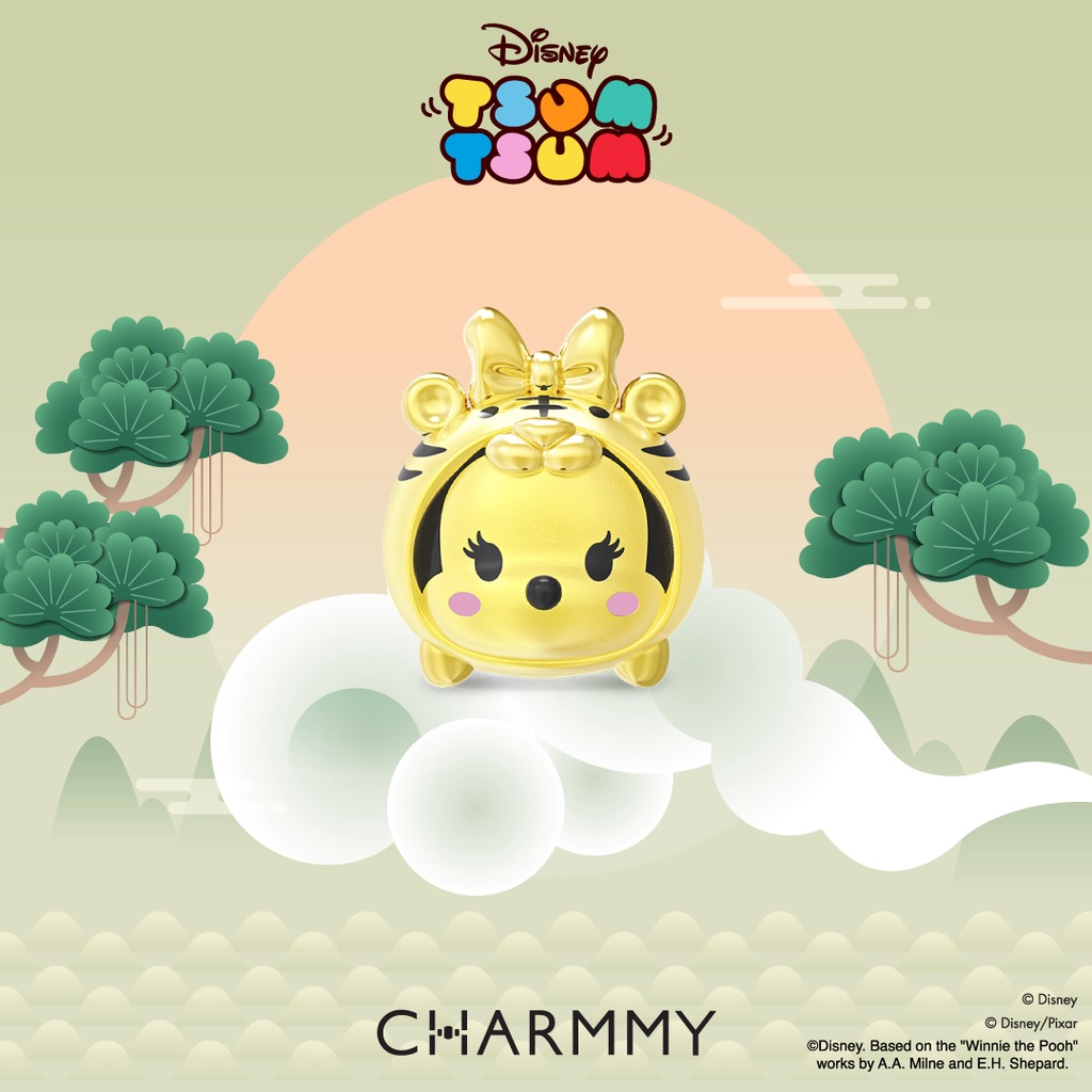 NGG Tsum Tsum Minnie Tiger Charm ชาร์มมินนี่เม้าส์ ปีขาล(เสือ ...