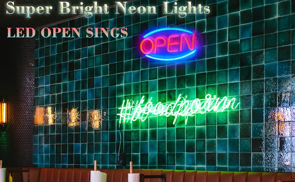 UNOLUX เปิดป้าย LED Neon Light ไฟ LED สำหรับตกแต่งห้องนอนห้อง Gaming ...