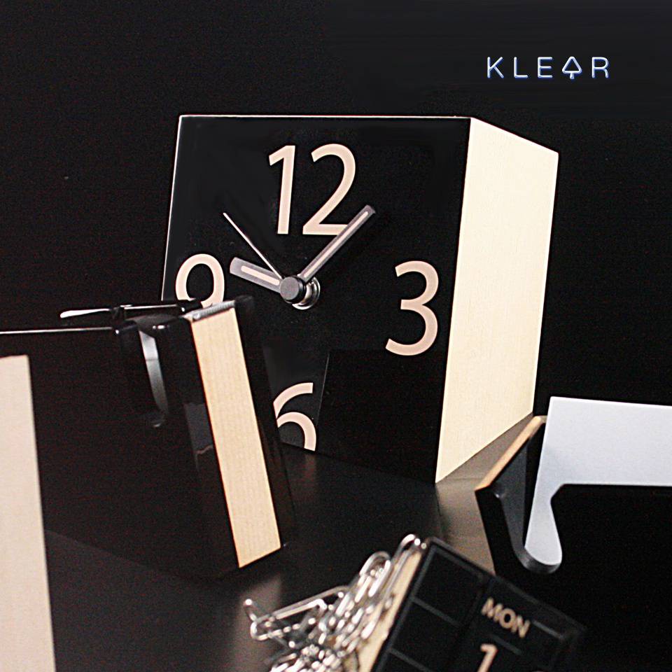 KlearObject Gravity table clock นาฬิกาตั้งโต๊ะ ตกแต่งโต๊ะทำงาน โต๊ะทำงาน อะคริลิค คลาสสิค ...
