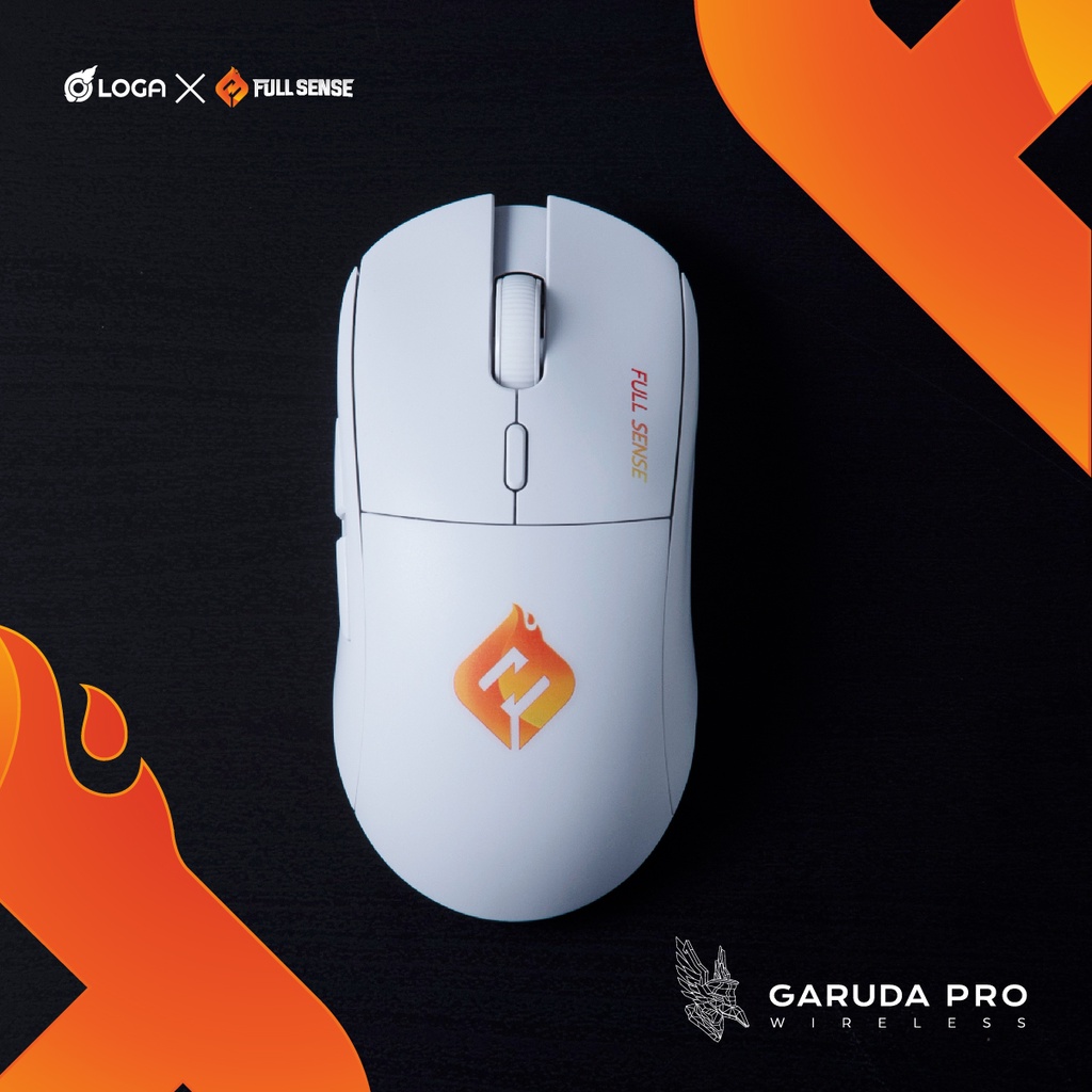LOGA X FULLSENSE : GARUDA PRO WIRELESS [WHITE] : LIMITED EDITION ...