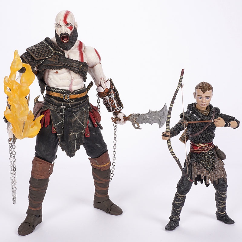Neca โมเดลฟิกเกอร์ เกมคลาสสิก Ultimate God of War Kratos Atreus Ghost ...