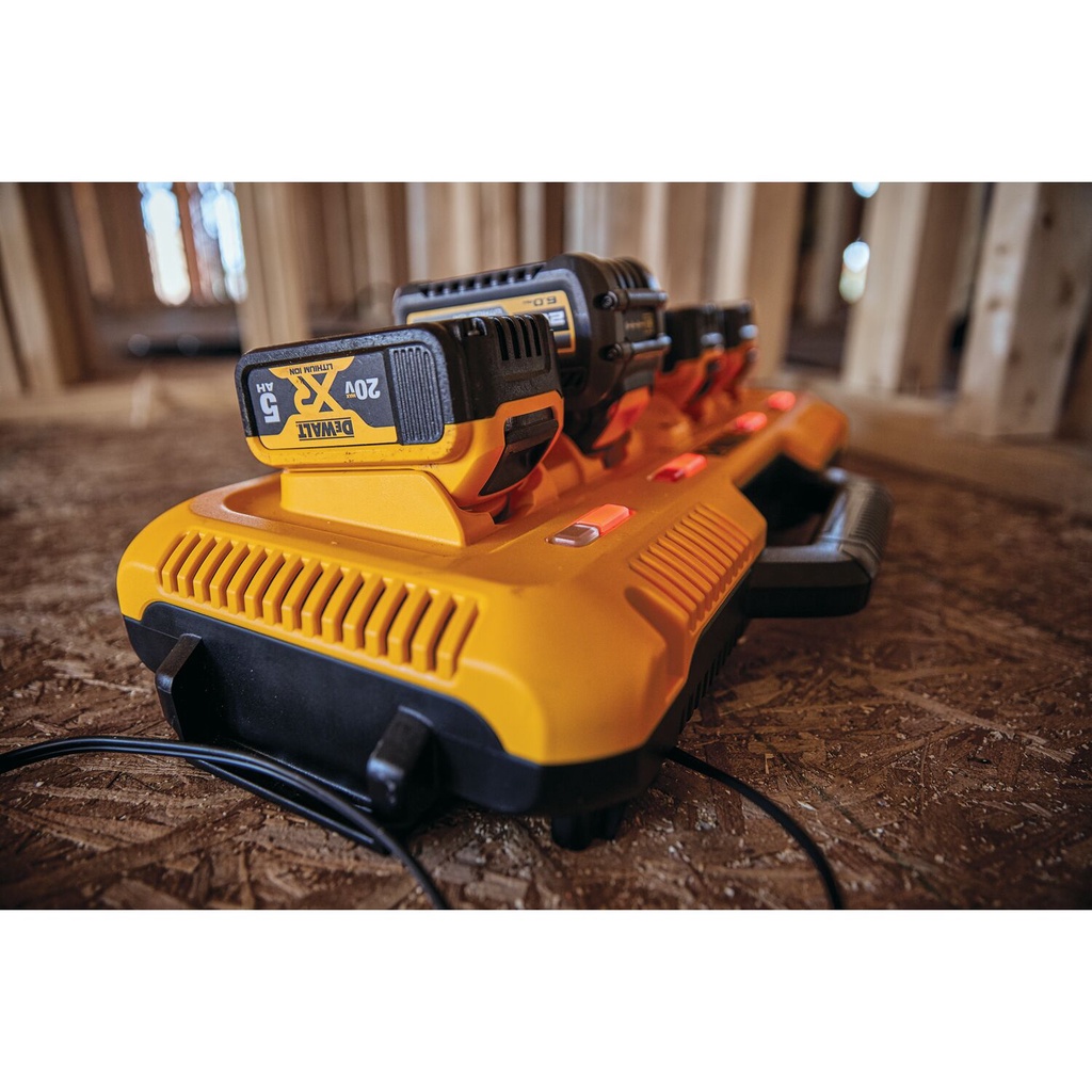 DEWALT แท่นชาร์จแบตเตอรี่ 4 ช่อง 12/20/60V Max รุ่น DCB104-QW | Shopee ...