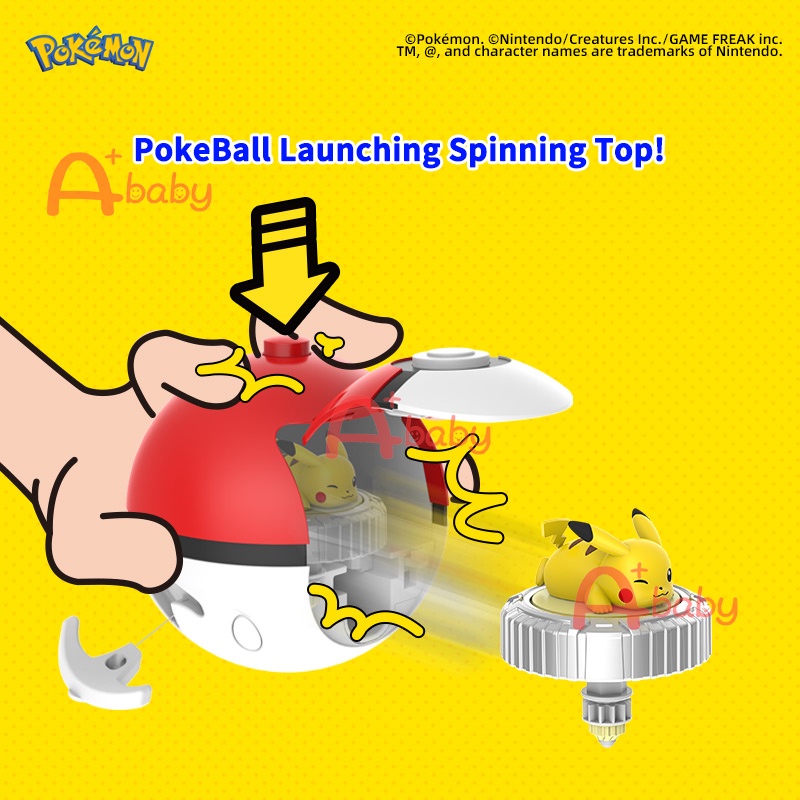 Pokemon Spinning Tops ลูกข่าง ของเล่นฟิกเกอร์ (เบย์เบลด ไจโร ไจโรสโคป ...