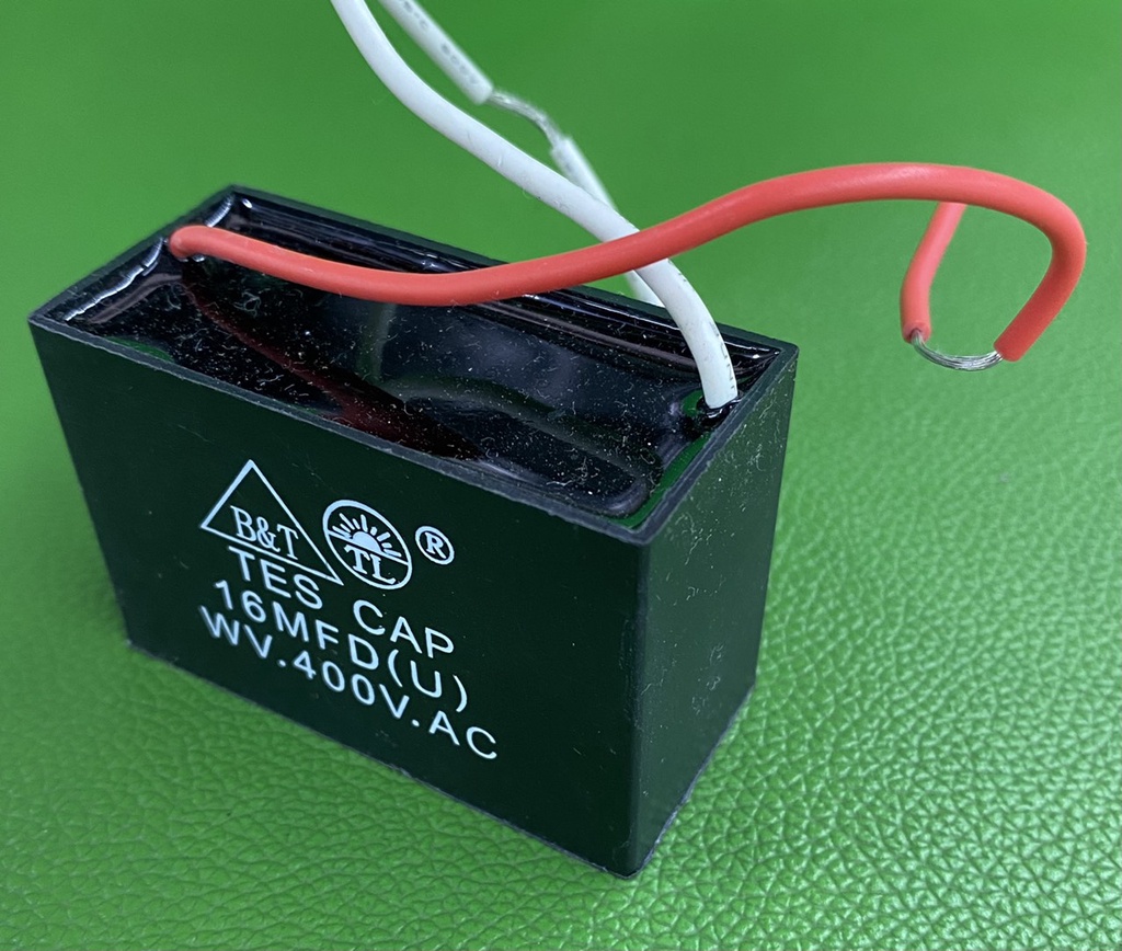 Capa Capacitor 16uf 400V.AC B&T TIN LIEN Kapa - ส่วนประกอบ ...