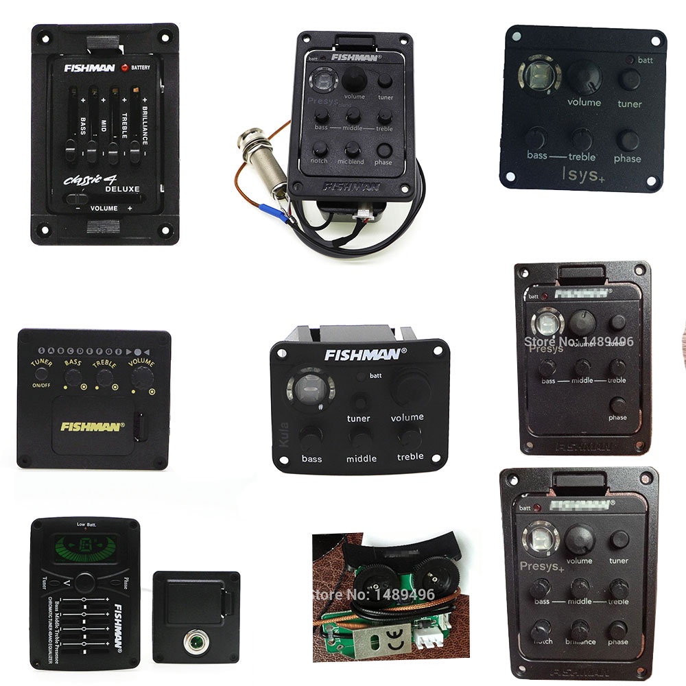 FISHMAN 301 ปรีแอมป์ จูนเนอร์ สำหรับปรับเสียงกีตาร์โปร่ง | Shopee Thailand
