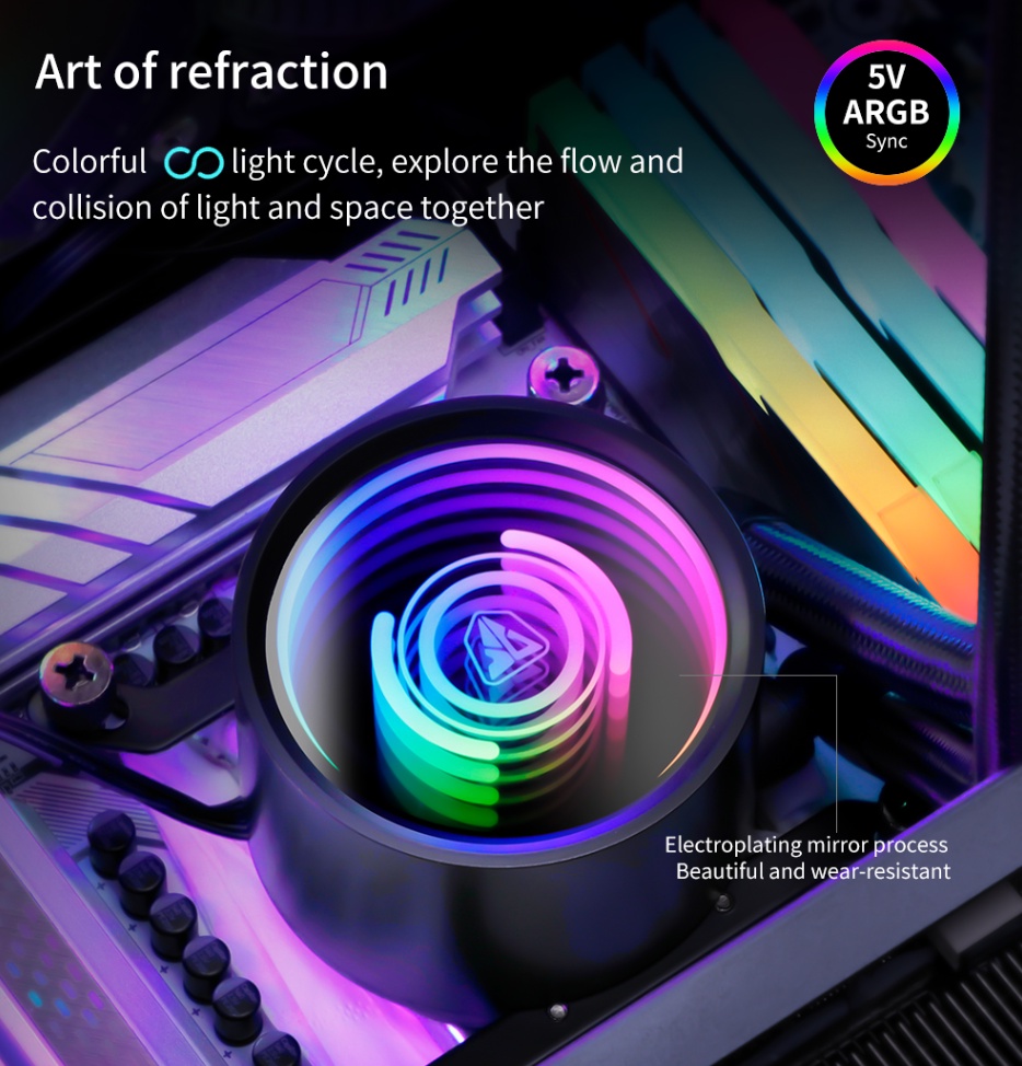 SEGOTEP CPU LIQUID COOLER (ระบบระบายความร้อนด้วยน้ำ) BEICED II 240 ARGB ...