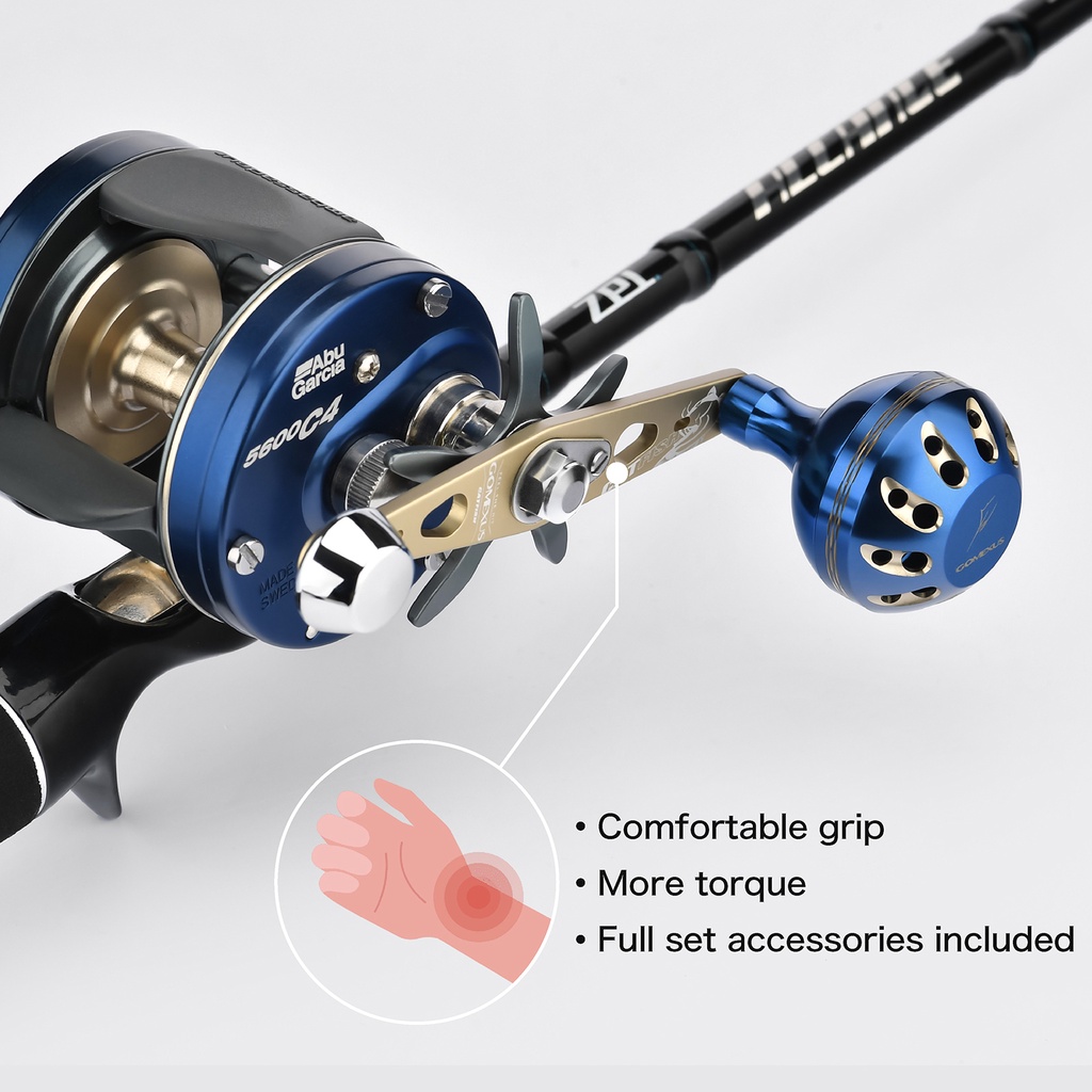 Gomexus 95Mm BDH Jigging Handle สำหรับ Abu Garcia Ambassadeur C3 5500 ...