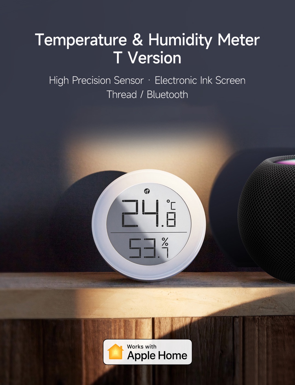 Qingping เครื่องวัดอุณหภูมิ และความชื้น ระบบเซนเซอร์ ความแม่นยําสูง ...