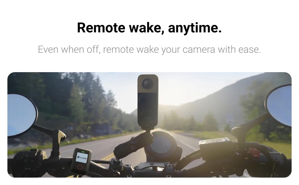 Original Insta360 GPS Action Remote for Insta360 X3,ONE X,ONE X2,ONE R ...