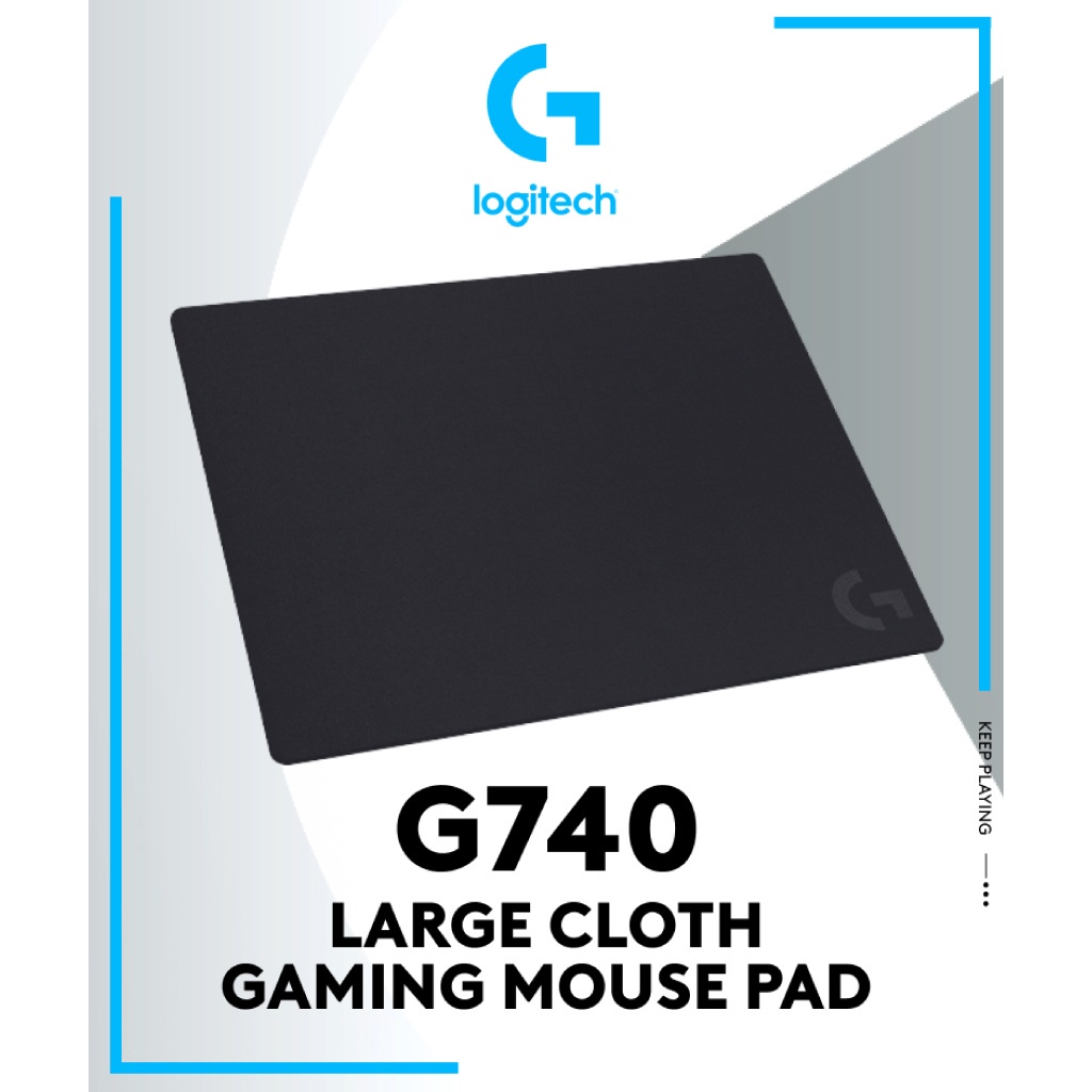 Logitech G740 Large Thick Cloth Gaming Mouse Pad เมาส์แพดเกมมิ่งแบบผ้าหนาขนาดใหญ่ เหมาะสำหรับ ...