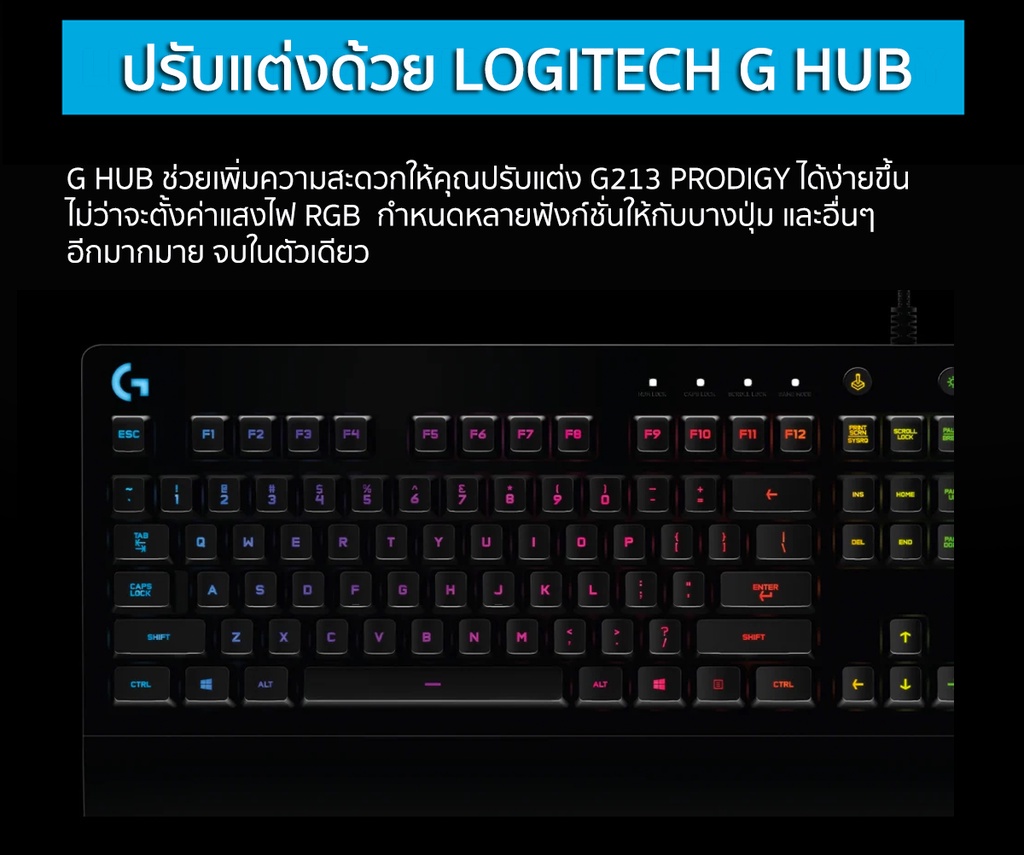 Logitech G203 LIGHTSYNC Wired Gaming Mouse + G213 Prodigy Gaming ...