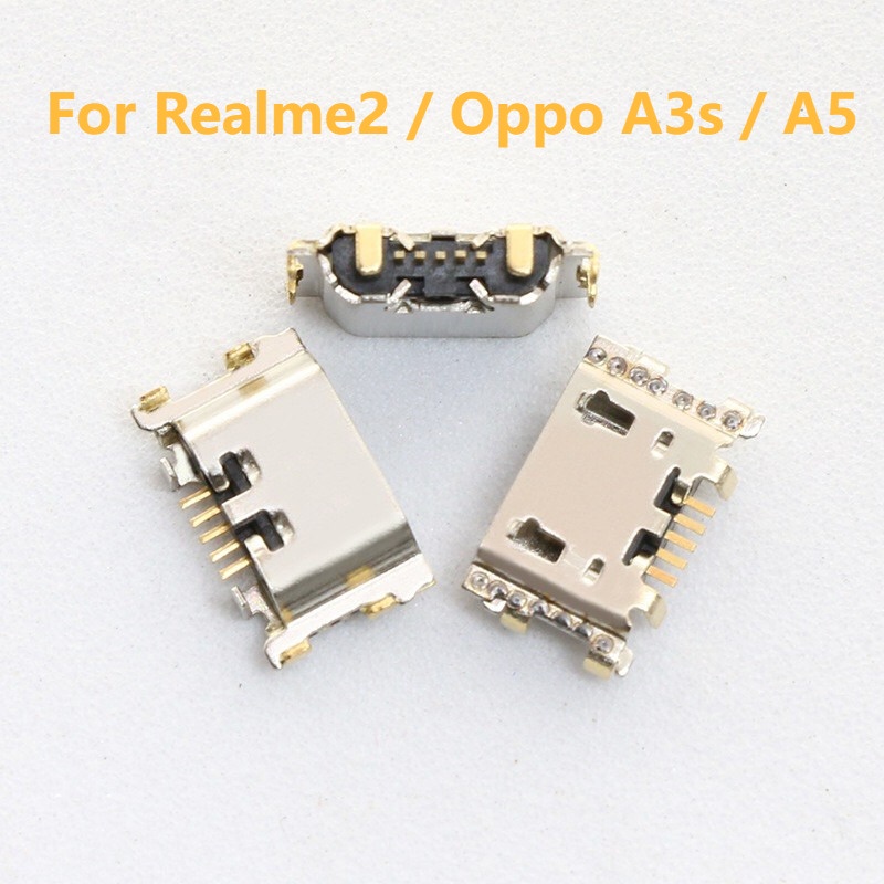 พอร์ตชาร์จ USB สําหรับ Realme2 Oppo A3s A5 1-5 ชิ้น | Shopee Thailand
