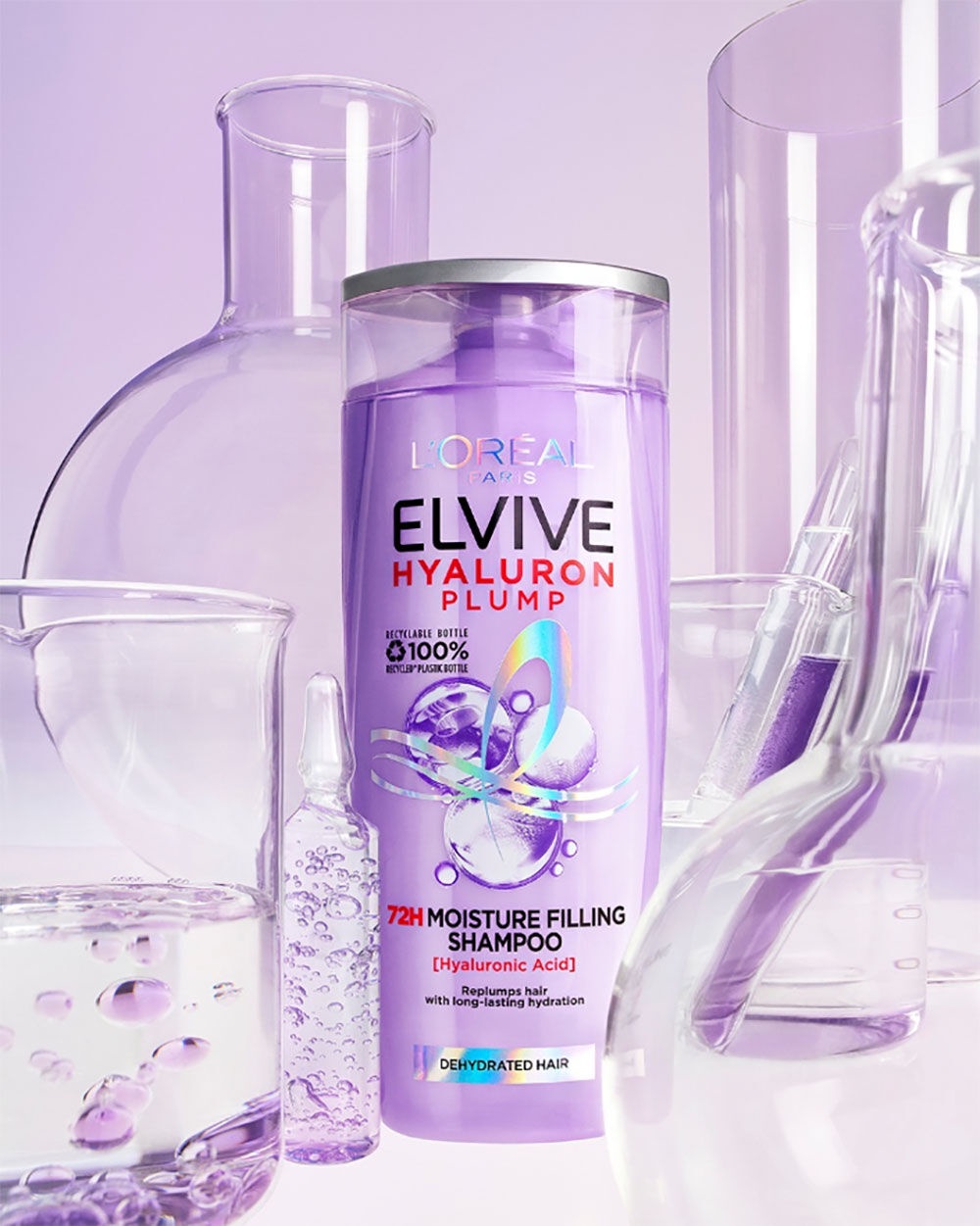 L'Oréal Paris Set 2 Items Elseve Hyaluron Filling Shampoo 410ml ...