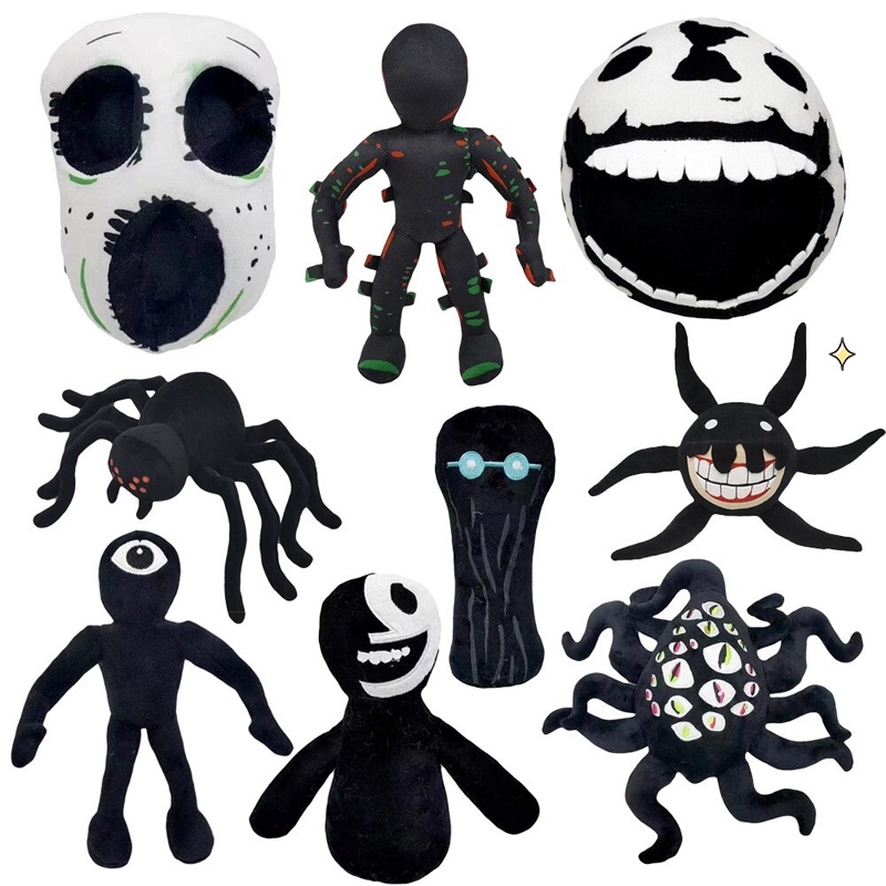 Roblox Doors Plush Toy Rainbow Friends Robot One-eyed Plush Toy Screech ...