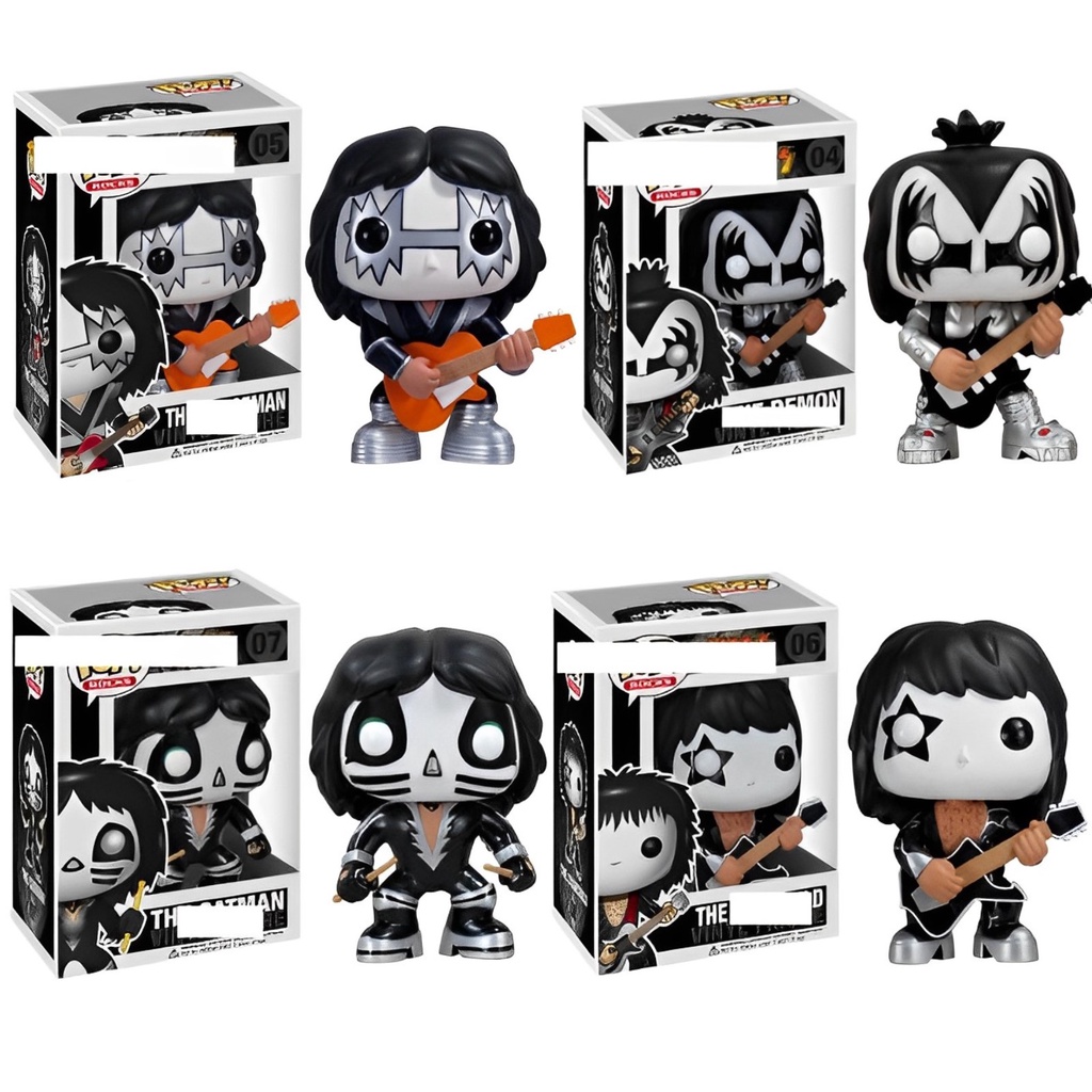 Top Funko Pop Kiss Rock Band Toy Figure Catman Collection Decoration ...