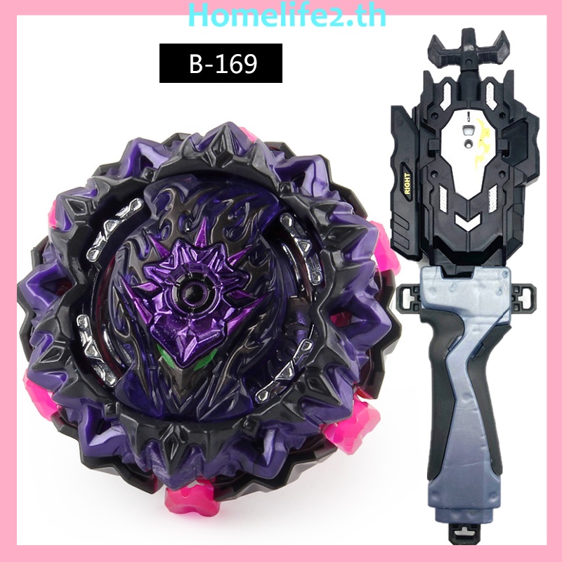 B-169 ลูกข่างเบย์เบลด สีม่วง B169 พร้อมตัวปล่อย ของขวัญวันเกิด สําหรับ ...