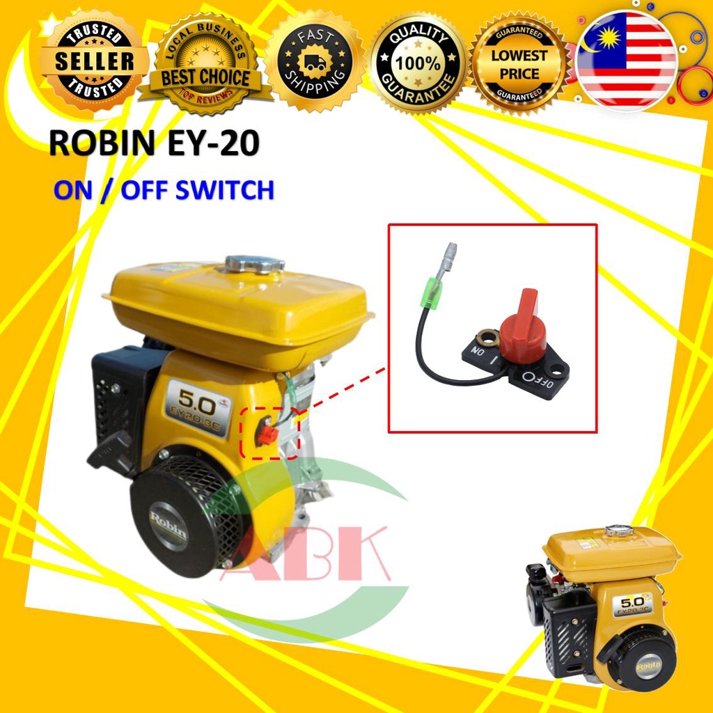 Robin EY-20 สวิตช์เปิด / ปิดเครื่องยนต์แก๊สโซลีน | Shopee Thailand